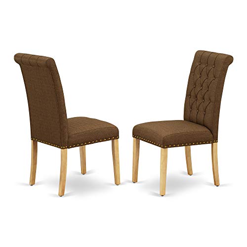 East West Furniture DLBR5-OAK-18 Dinette Set, 5-Piece