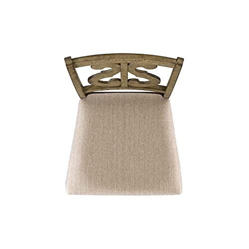 Picket House Furnishings Stanford Round 7PC Dining Set-Table & Six Chairs