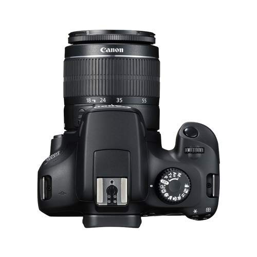 Canon EOS Rebel 4000D Digital SLR Camera with EF-S 18-55mm f/3.5-5.6 DC III Lens Kit Pro Accessory Bundle Package : 32gb Card + DSLR Bag + 57'' Tripod + More - (International Model) (No Warranty)