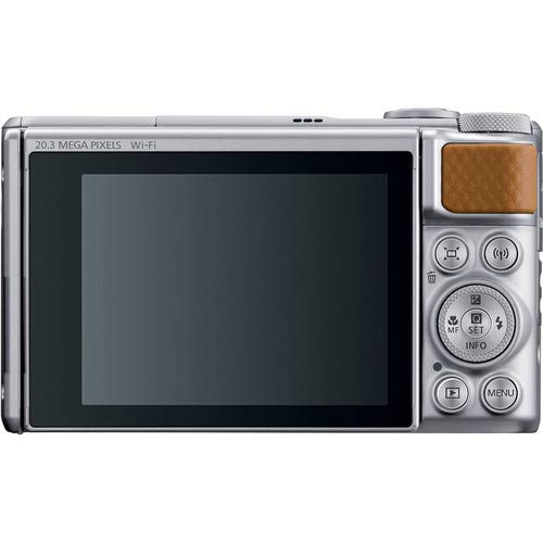 Canon PowerShot SX740 HS Digital Camera (Silver) Accessory Bundle with Flexible Spider Tripod, 32GB Memory, Camera Case and More..