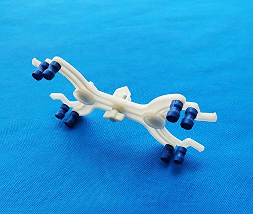 Plastic Double Buret Clamp Burette Clip Holder Butterfly Style Titration Clip Holder Laboratory Accessory