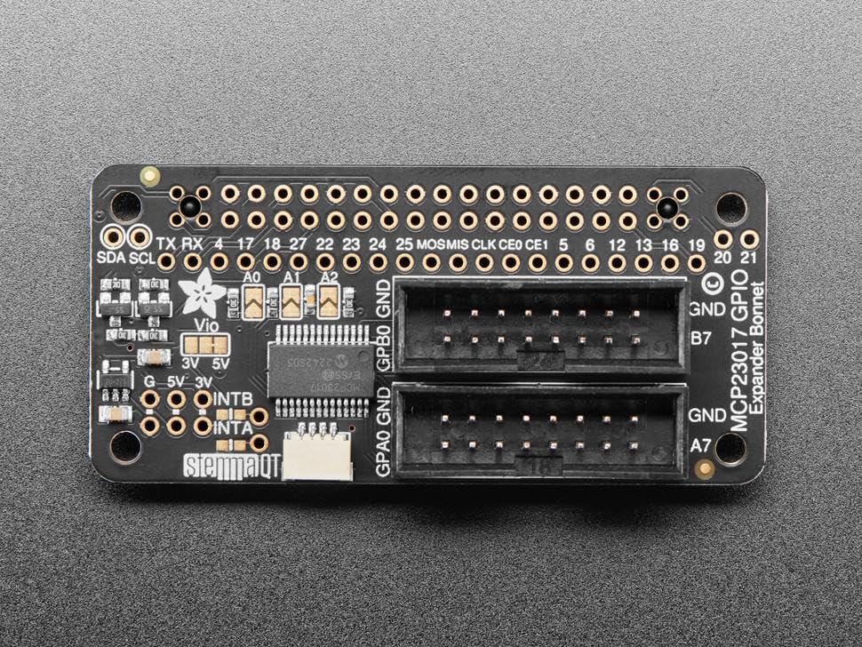 Adafruit 4132 GPIO Expander Bonnet - 16 Additional I/O Over 12C