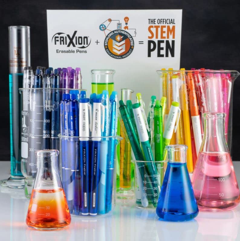 PILOT Pen 31569 FriXion Ball Erasable & Refillable Gel Ink Stick Pens, Fine Point, Assorted Color Inks,8 Count (Pack of 1) Pouch