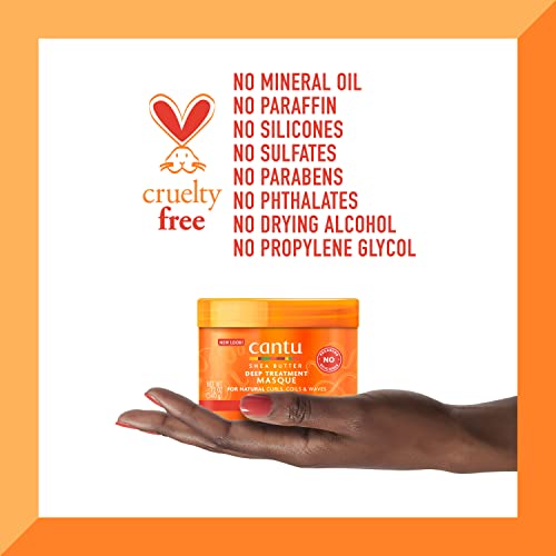 Cantu Deep Treatment Masque with Shea Butter for Natural Hair, 12 oz (Packaging May Vary)