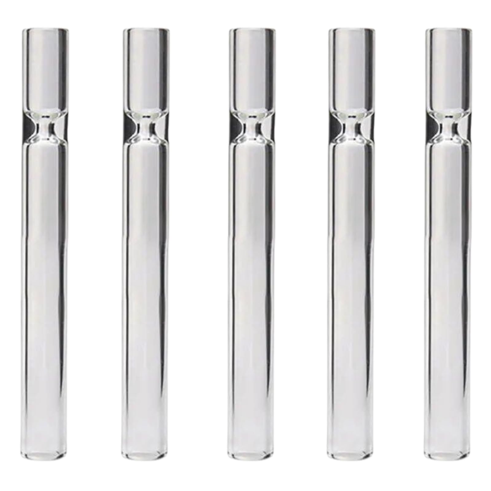 5 Pcs Transparent Glass Tube Test - Science and Lab Experiments 1.2cmx10.5cm Tubes