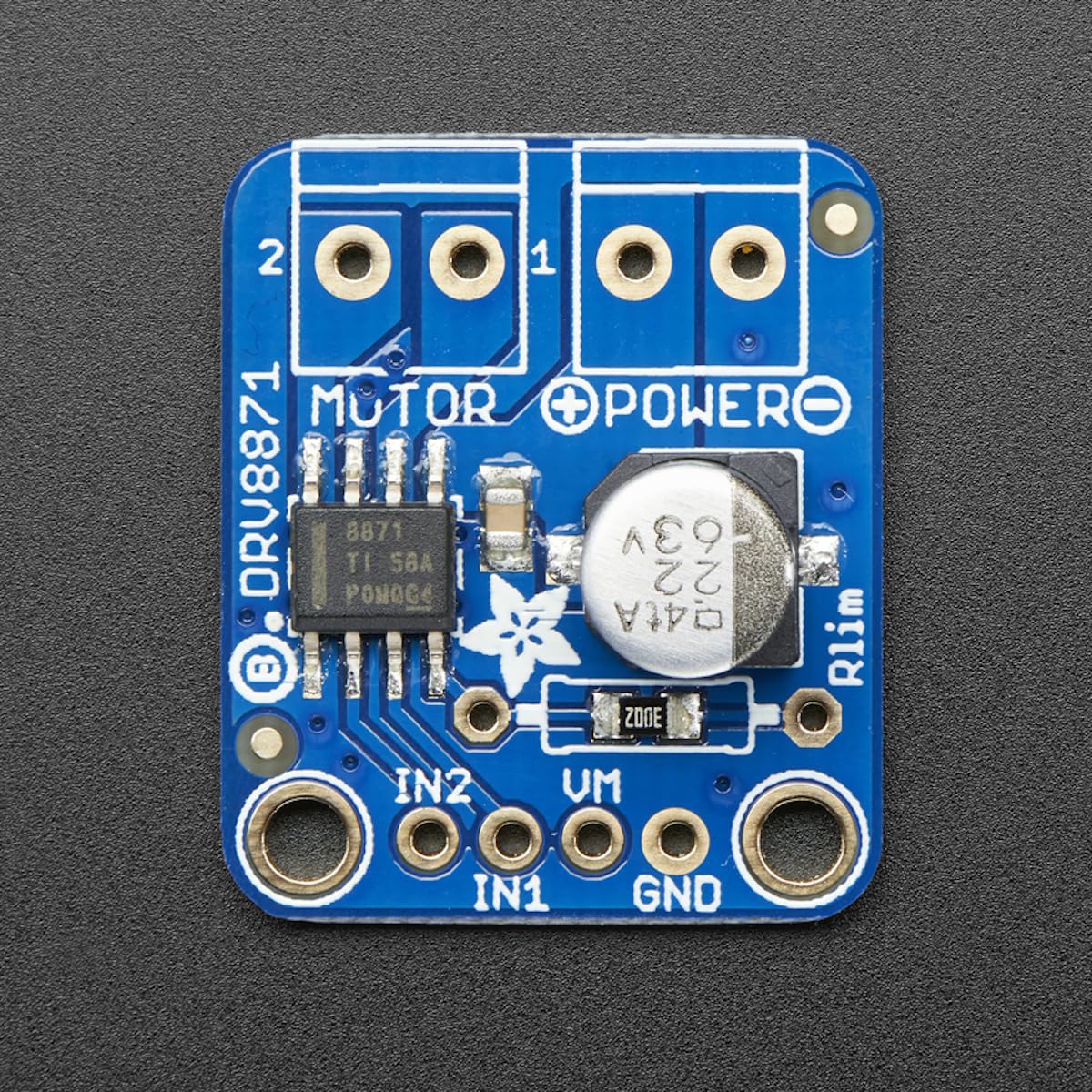 Adafruit DRV8871 DC Motor Driver Breakout Board - 3.6A Max