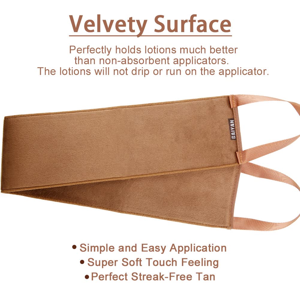 GAIYAH Self Tanner Back Applicator - Back Lotion Applicators Tanning Mitt For Back Applicator For Lotion Self Tanning Back Applicator Back Tanning Applicator Self Tan Back Applicator