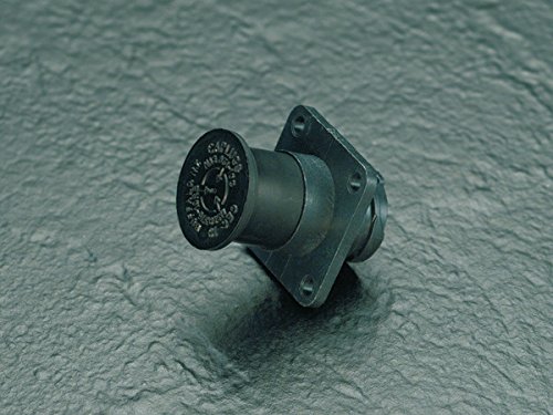 Caplugs 99390122 Plastic Conductive Cap for Threaded and Non-Threaded Connectors 1/2" CEC-08, E/VAC, to Cap Nominal Thread Size 1/2", Black (Pack of 100)