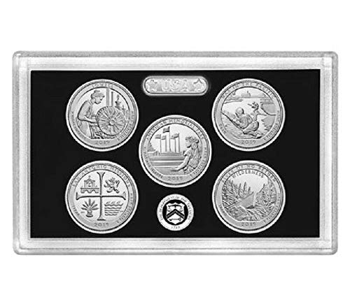 2019 S America the beautiful 2019 S Silver Quarter Proof Set America the Beautiful With Box and COA Silver Proof