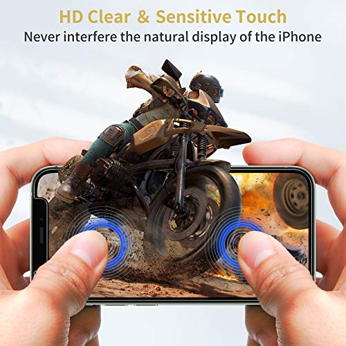 UNBREAKcable 3-Pack Screen Protector for iPhone 12 Mini, Double Shatterproof Tempered Glass [Easy Installation] [9H Hardness] [99.99% HD Clear] [Case Friendly] for iPhone 12 Mini (5.4- Inch)