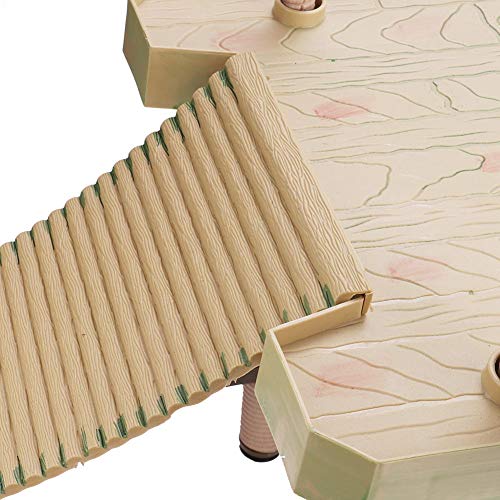 Hffheer Reptile Basking Platform Tortoise Sunbathe Pier Aquarium Float Basking Platform Reptile Climbing Ramp Hammock Fish Tank Sunbathe Accessories