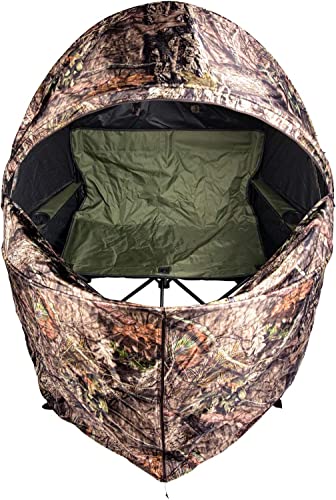 Ameristep Tent Chair Blind | 1-Person Hunting Blind in Mossy Oak Break-Up Country