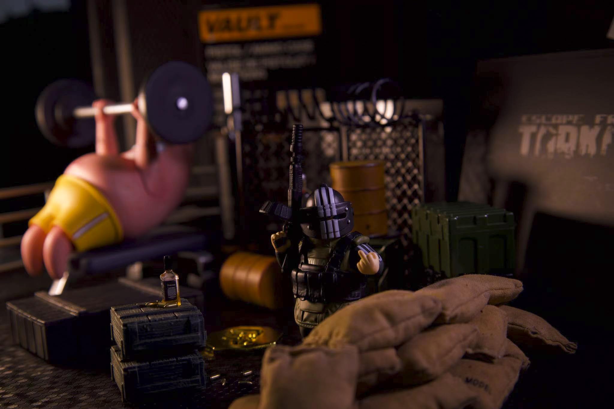 Surrta Little Killa Escape from Tarkov 3D Figure KIBA Owner's Collection(Helmet Not Included)