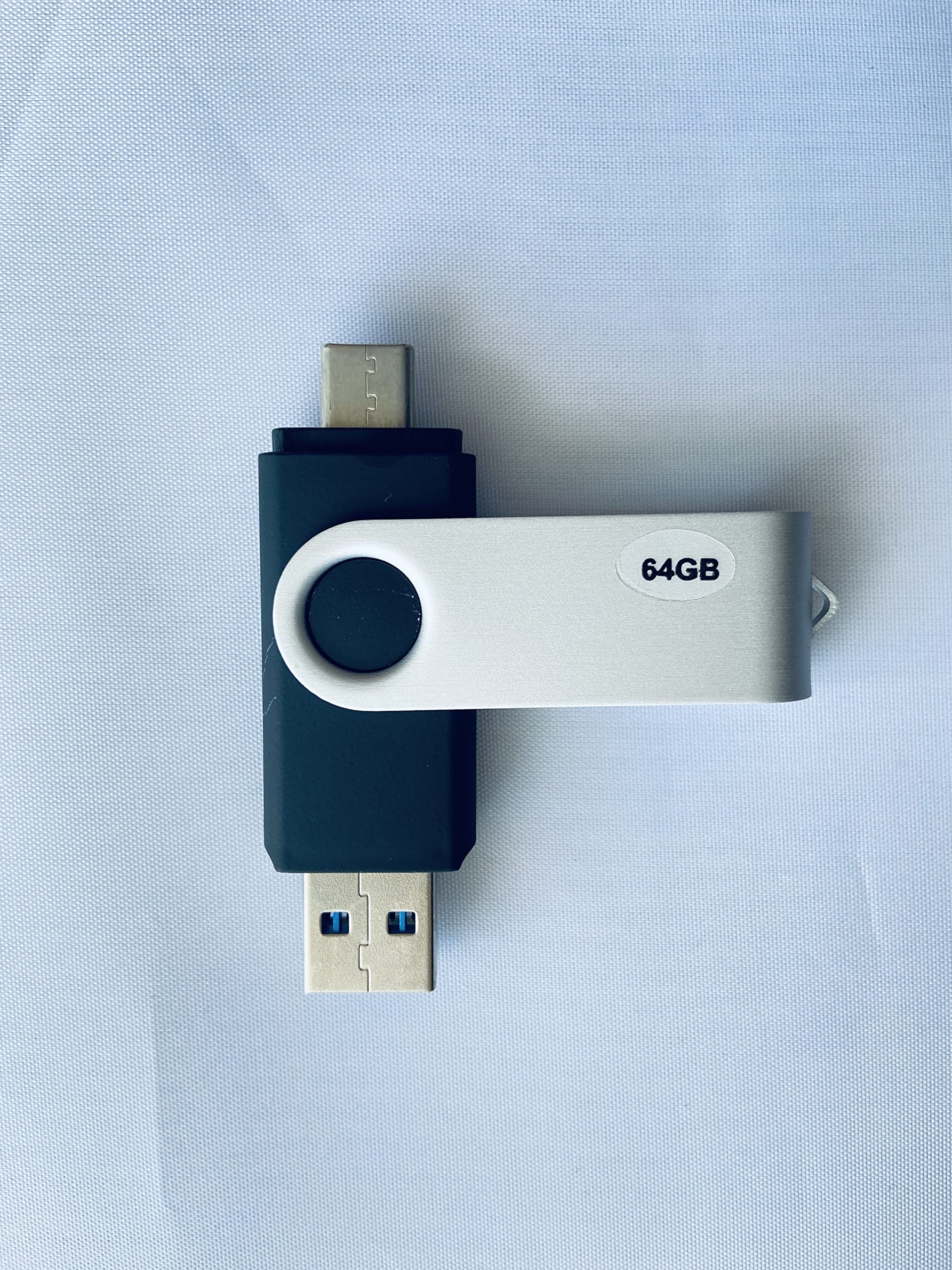 64GB 2 in 1 USB Flash Drive - USB 3.0 + USB Type-C