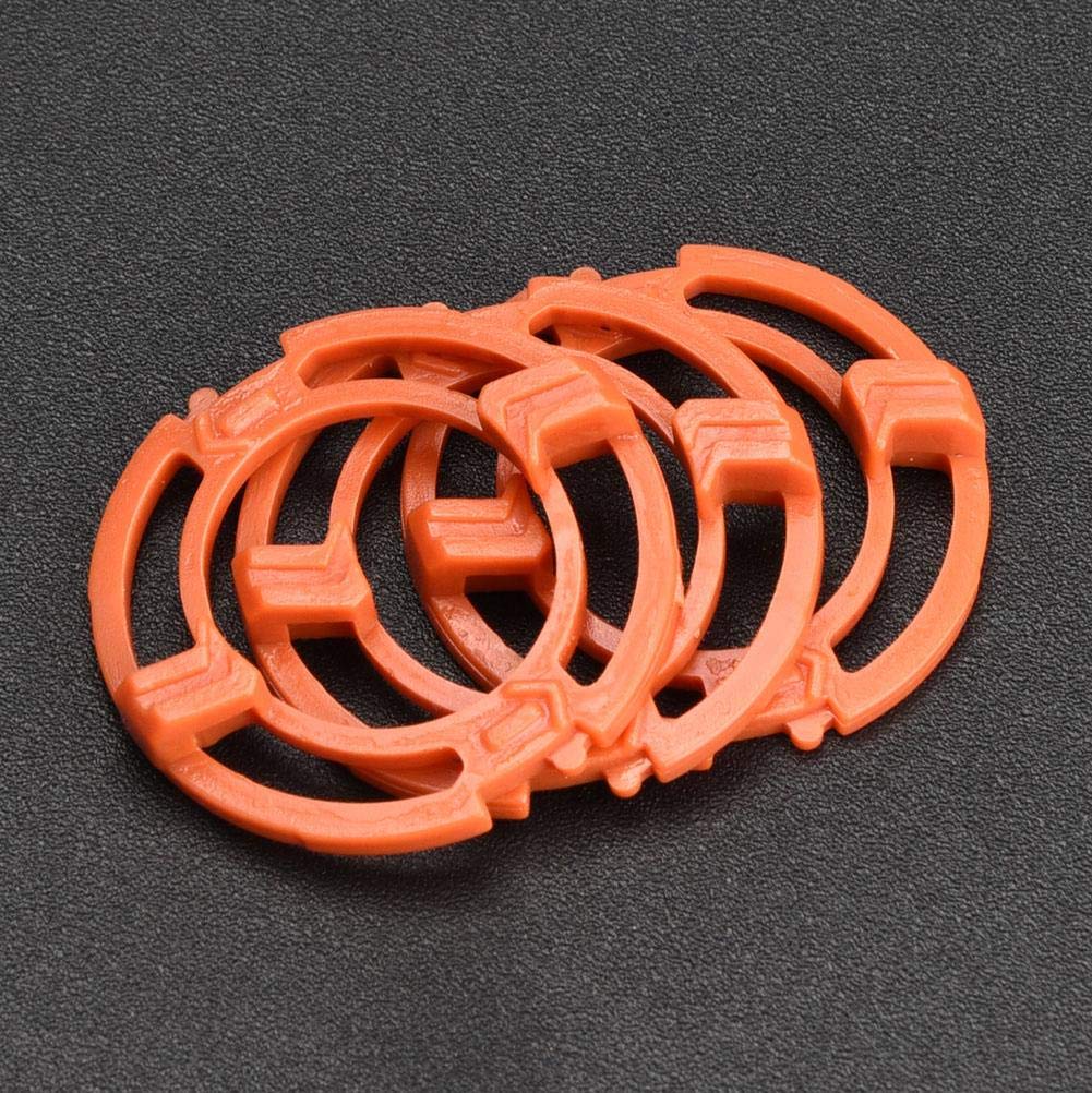 Cinnyi 3PCS Shaver Razor Retaining Lock-Ring Orange Blade Retaining Rings for Norelco Series 7000 9000 RQ12 Models