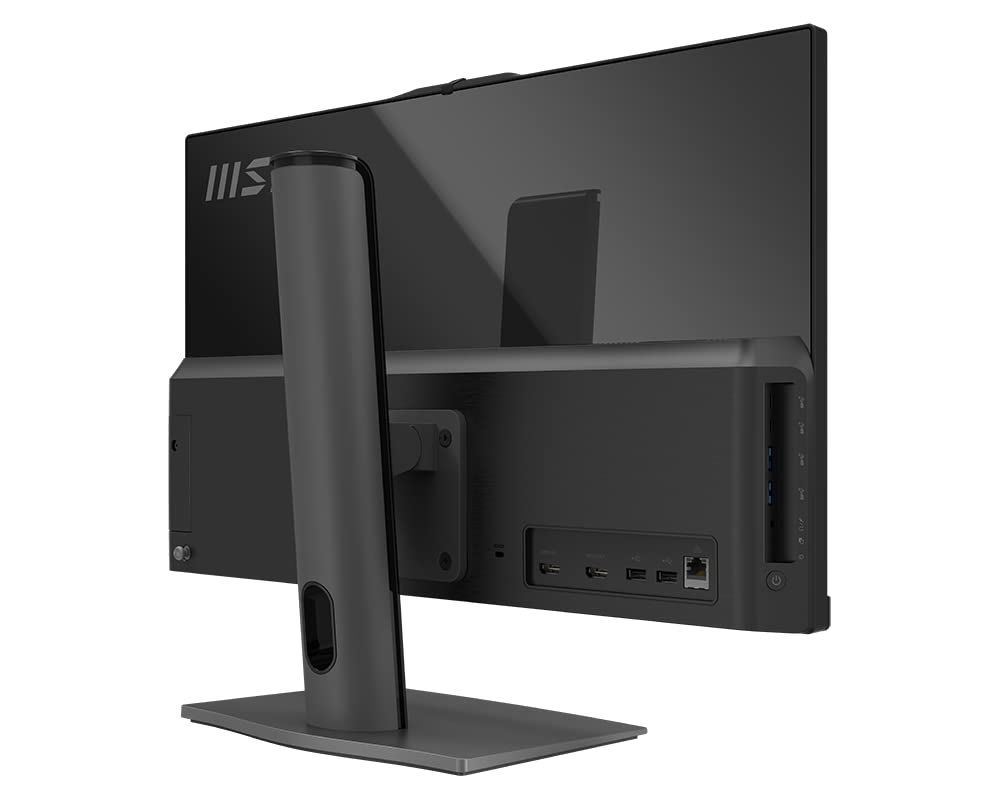 2022 MSI Modern AM242TP 12M-054US (i5-1240P, 16GB RAM, 512GB NVMe SSD, 23.8" FHD Touchscreen, Windows 11) All-in-One Computer Desktop - Black