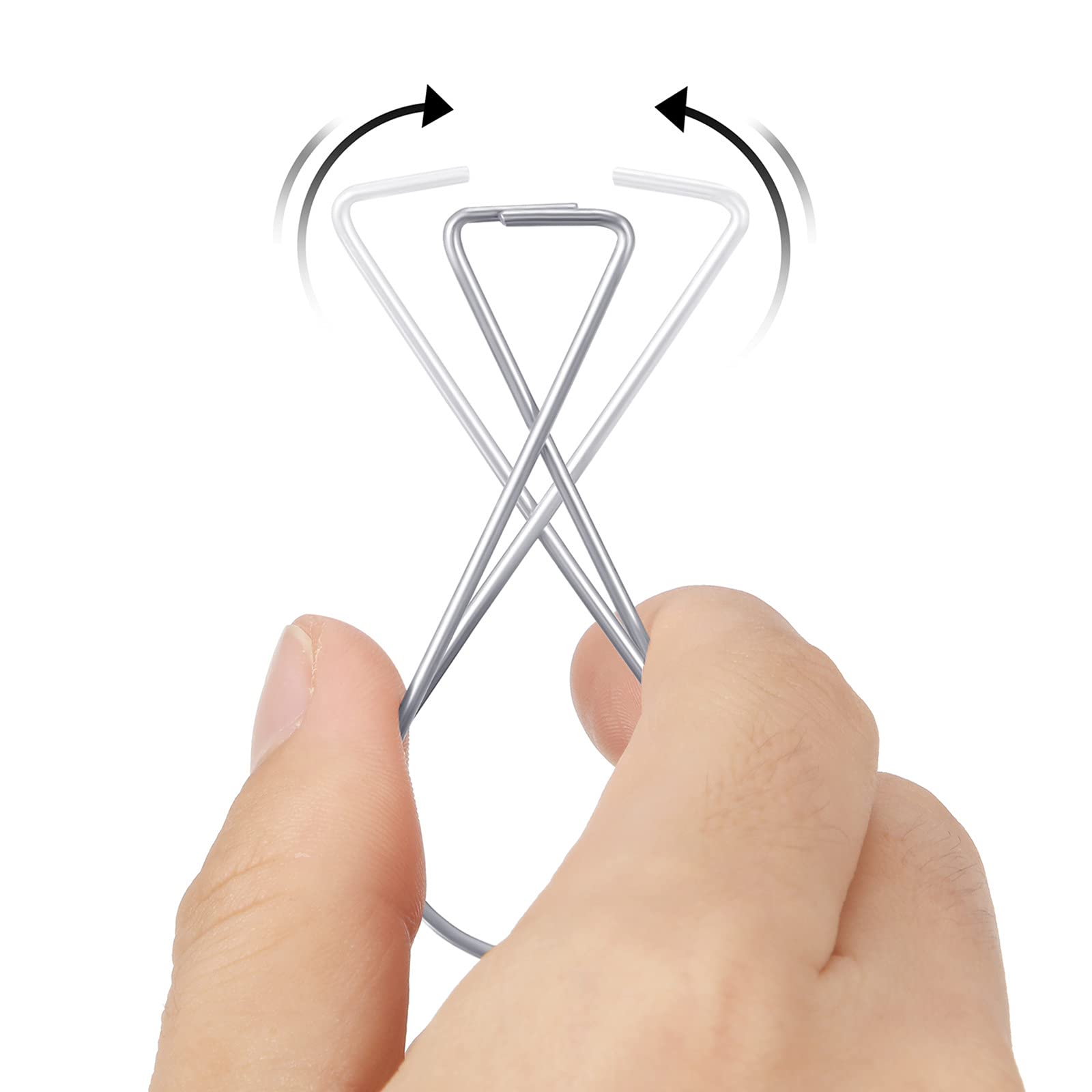 500 Packs Ceiling Hook Clips Ceiling Tile Hooks T-bar Clips Drop Ceiling Clips for Office, Classroom, Home and Wedding Decoration, Hanging Sign from Suspended Tile/Grid/Drop Ceilings