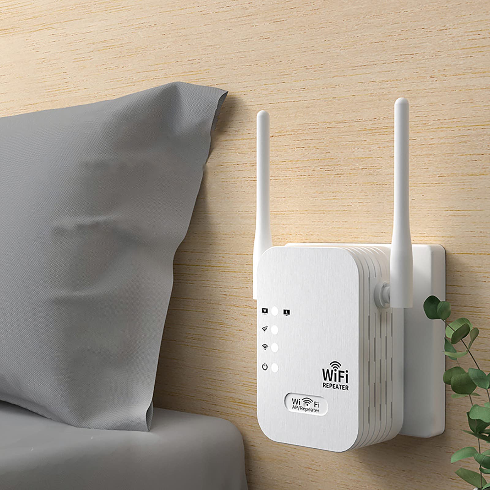 300Mbps WiFi Extender Signal Booster, Long Range Amplifier with Ethernet Port, Wireless Internet Repeater Access Point,Both Repeater and A-P Working Modes Can Be Set by Tablet,Computer,Phone