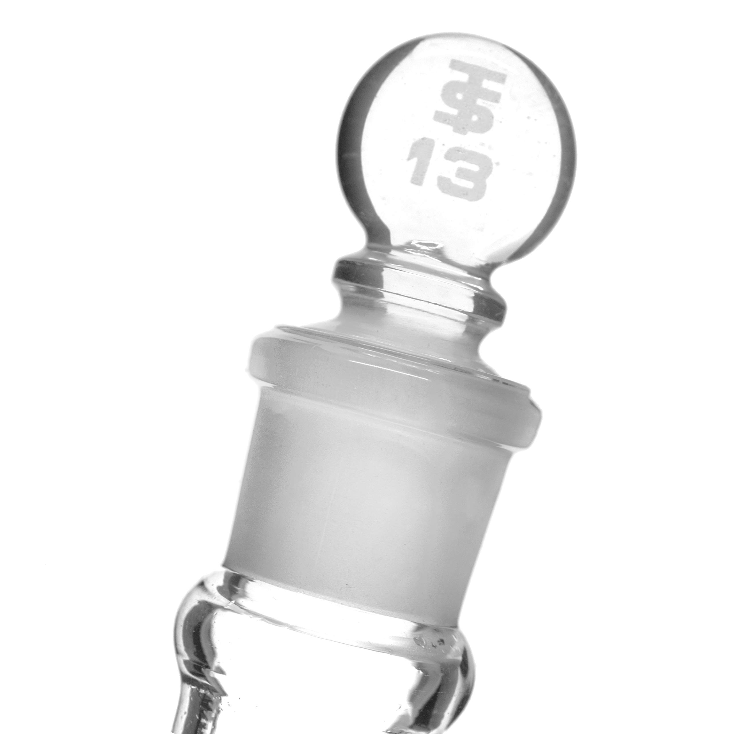 EISCO Premium Volumetric Flask Set - 50ml, 100ml & 250ml - Class A, ASTM E288 - Superior Durability & Chemical Resistance - Glass Penny Stoppers - Borosilicate 3.3 Glass