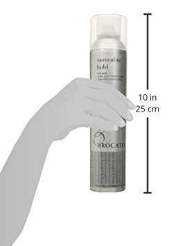 Brocato Moveable Hold Flexible Hairspray by Beautopia Hair: Anti-Humidity UV Protection Finishing Spray - 10 oz
