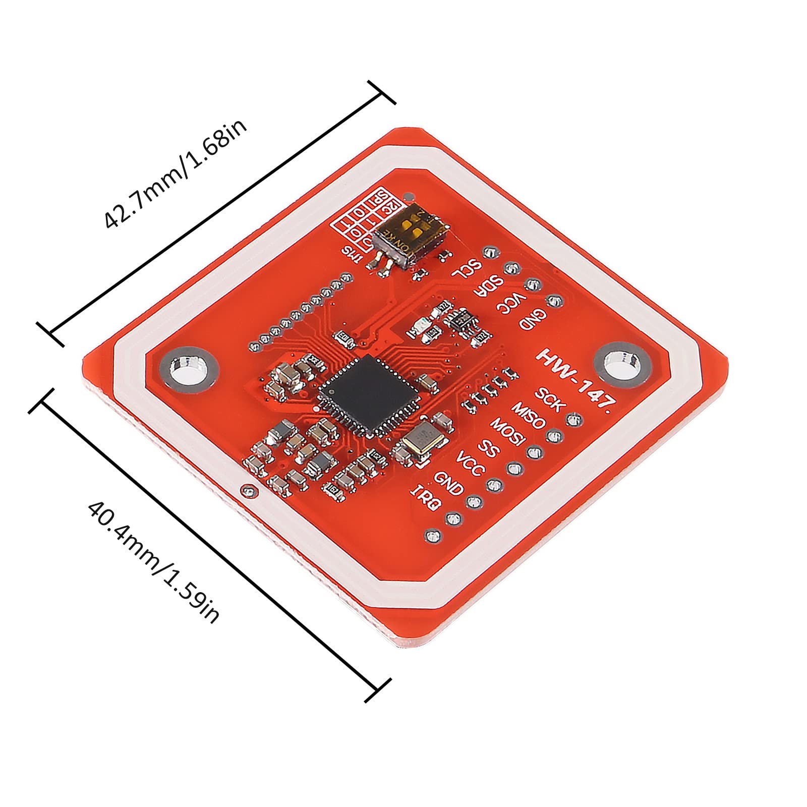 AITIAO 3Pcs PN532 NFC NXP RFID Module V3 Kit Near Field Communication Reader Module Kit I2C SPI HSU with S50 White Card Key Card for Raspberry Pi DIY Smart Phone