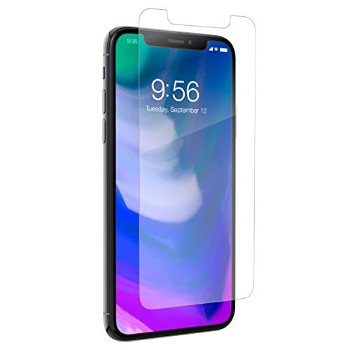 ZAGG InvisibleShield Glass+ Screen Protector β HD Tempered Glass for iPhone XS/X β Impact & Scratch Protection - Easy to Apply Tools Included - 2 PACK