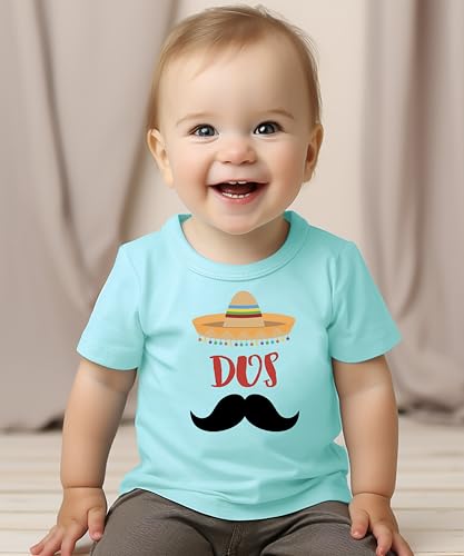 Dos Second Birthay Outfit for Toddler Boys Fiesta Shirt 2nd Bday Mustache T-Shirt Chill Shirt 2T