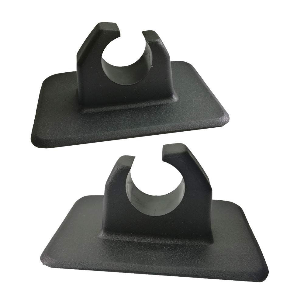 2pcs Inflatable Boat Paddle Clips Oar Rowing Pole Paddle Clips Holder Mount Patch for Rowing Boat Dinghy Kayaks Accessories (Color : Gray)