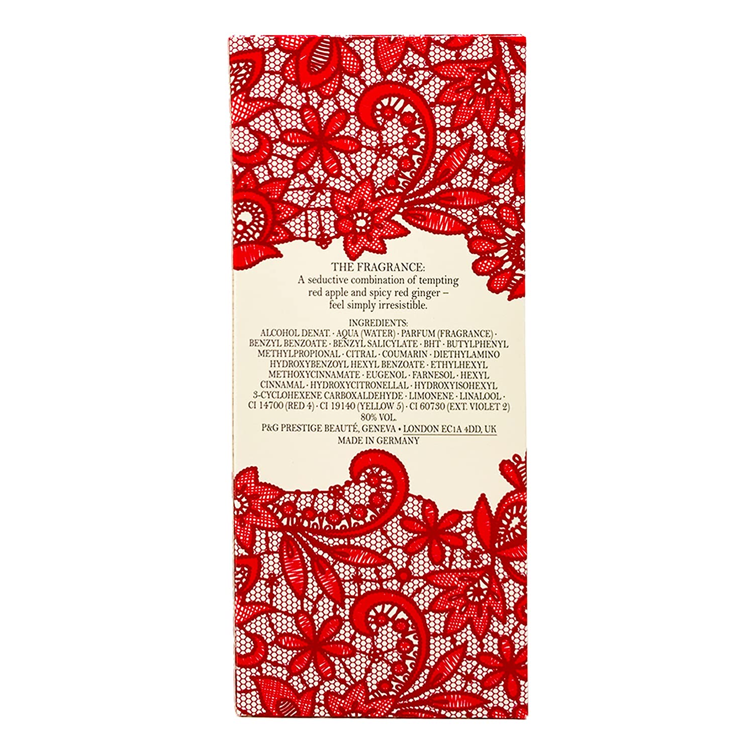 Christina Aguilera Red Sin Eau De Parfum Spray 1.6 Oz