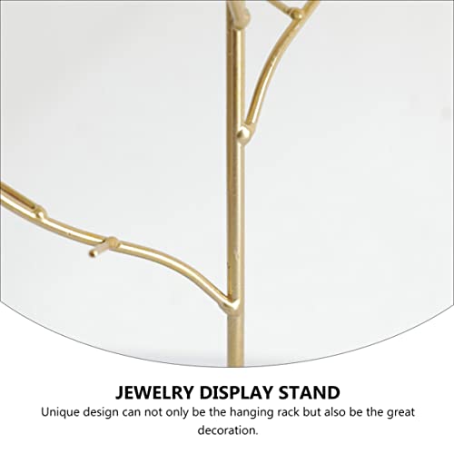 Amosfun Jewelry Display Stand jewelry stand organizer metal jewelry tree necklace display holder Metal Ornament Display