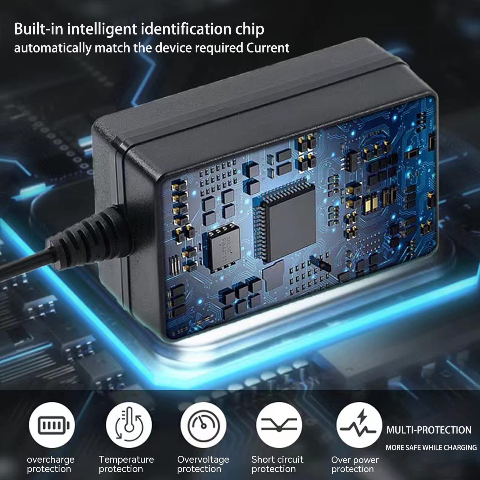 6V 1A 0.5A AC DC Power Supply Adapte