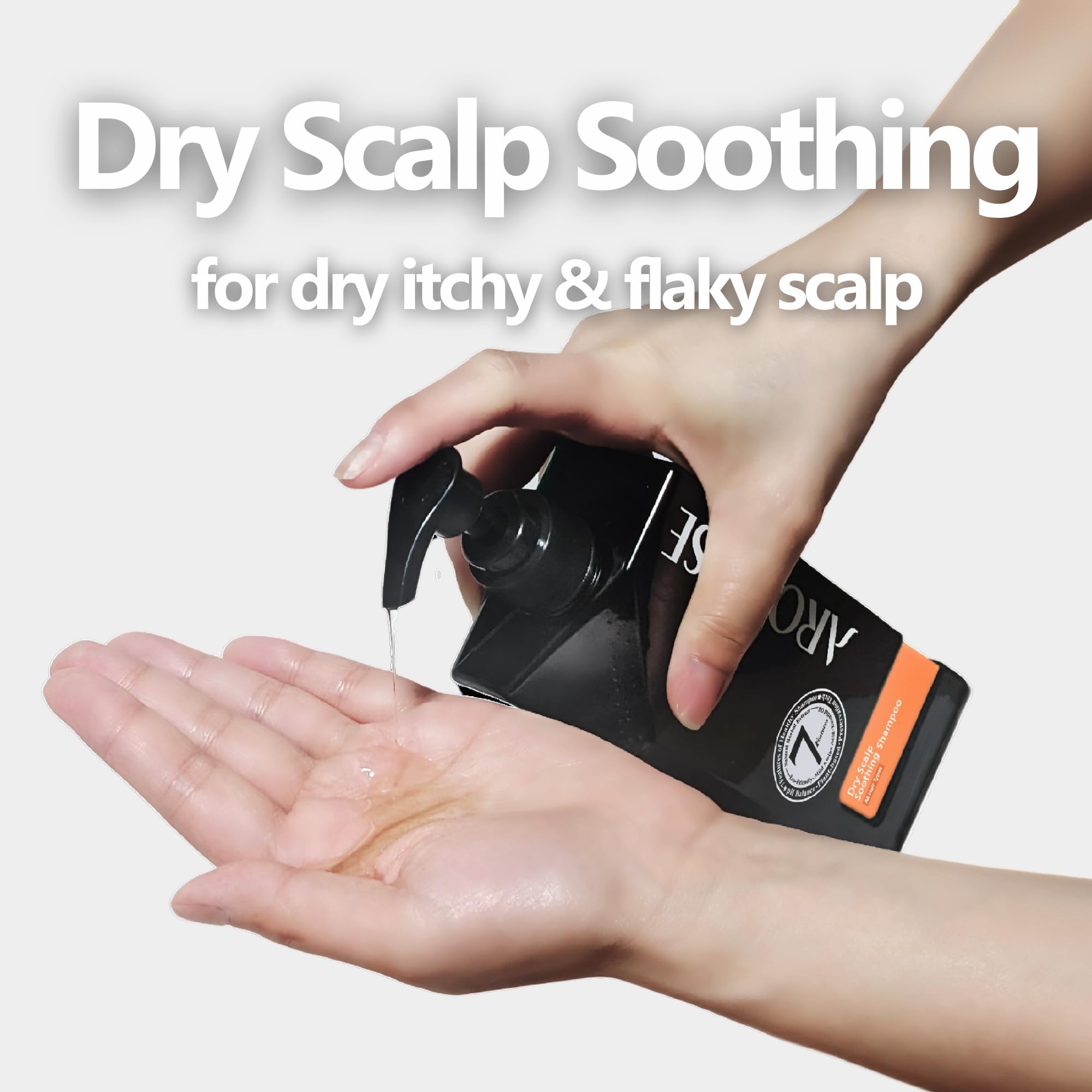 Aromase Soothing Shampoo for Dry, Itchy, and Flaky Scalps – designed to relieve scalp itchiness and provide lasting comfort gently.