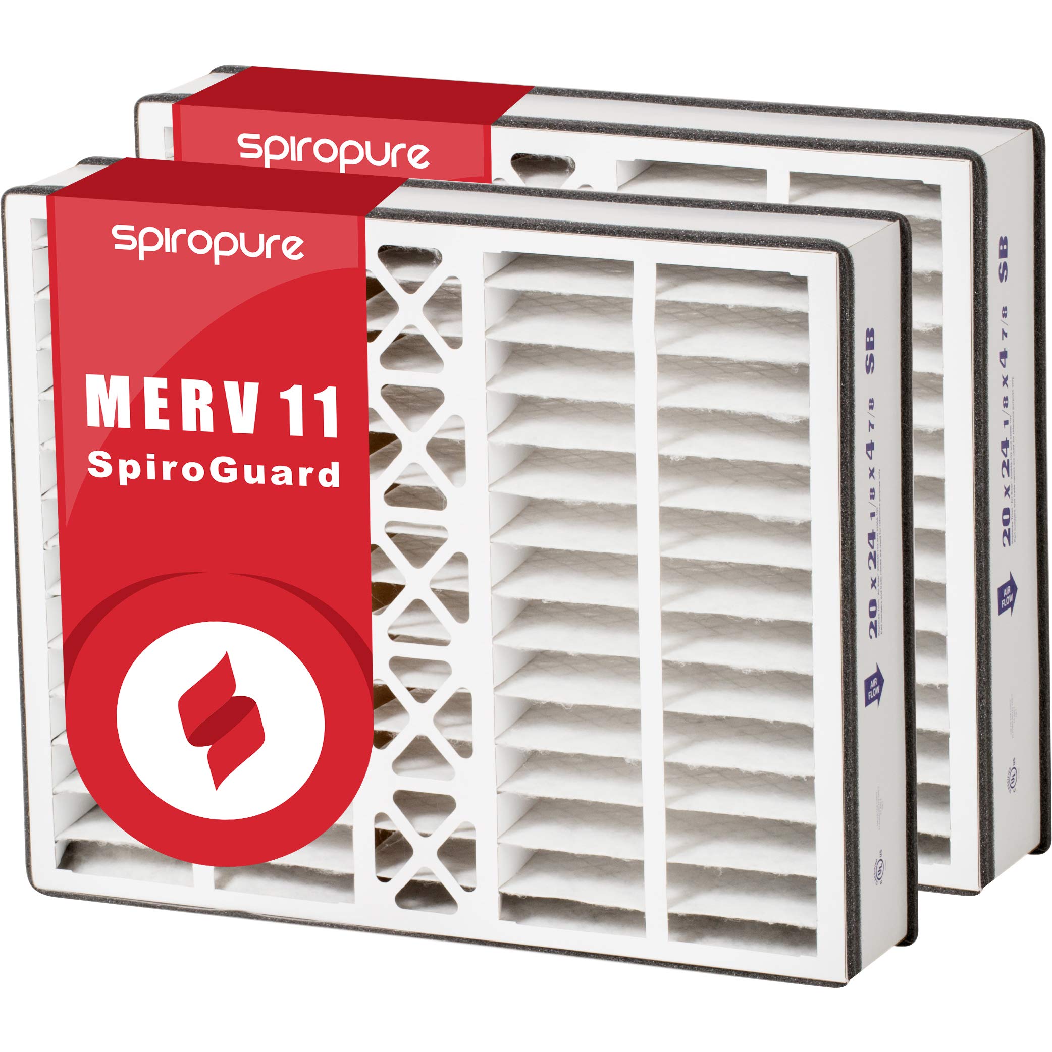 20x25x5 MERV 11 Trion Air Bear Supreme 2000 259112-102 Aftermarket Filters (2 Pack)