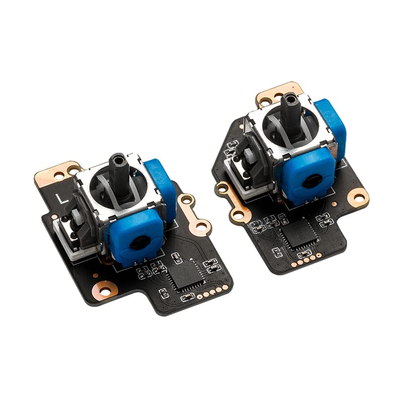 2 Pack GuliKit (No Drifting) Electromagnetic Joystick Module Thumbstick Parts Repair Kit Hall Effect Joysticks for Steam Deck Super Smooth Longer Work Life