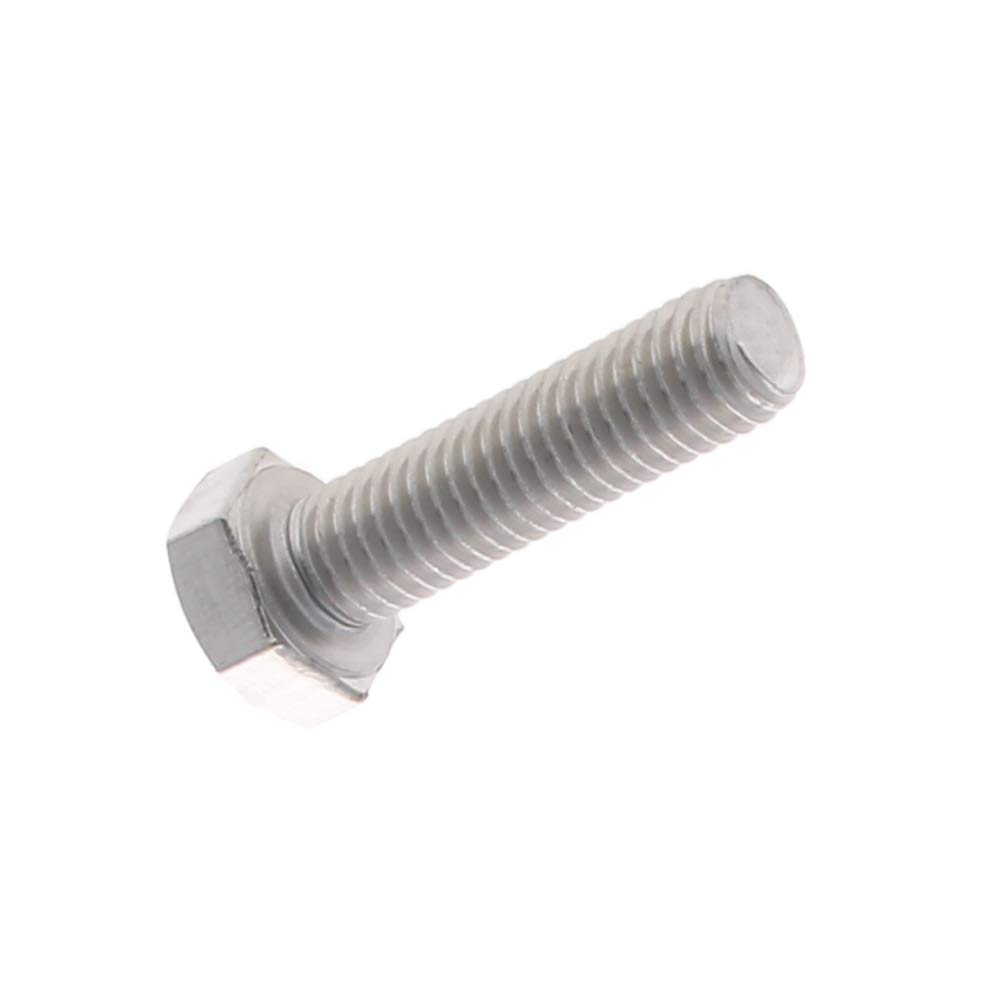 Yinpecly M8x30mm Hex Bolt 316 Stainless Steel Heavy Duty Hex Drive Button Imperial Machine Nuts Lock Screws Bolts Silver 5Pcs
