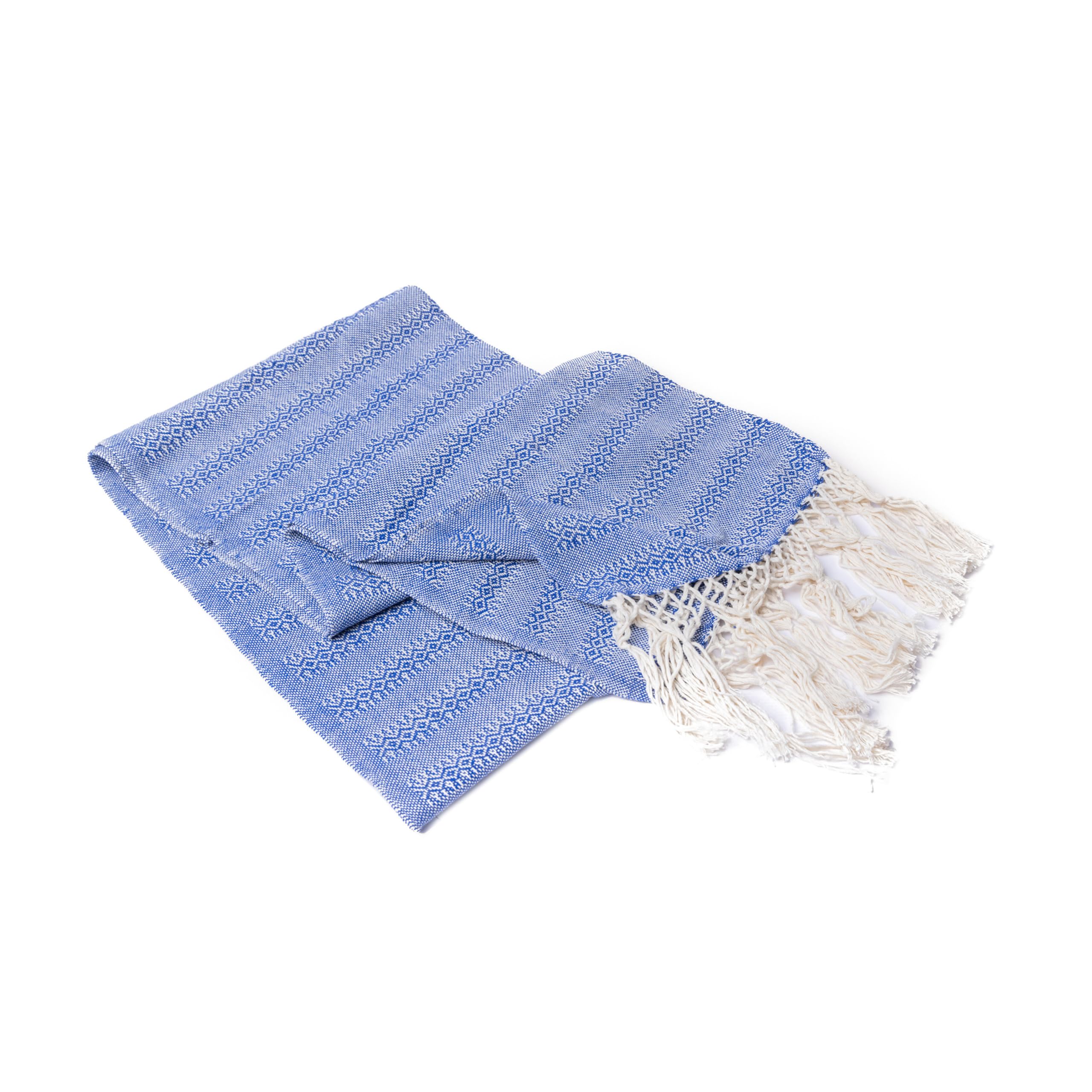Baby Trapoz Mexican Rebozo Shawl, Ideal for Natural Birth, Doula Massage, 98.5", Royal Blue