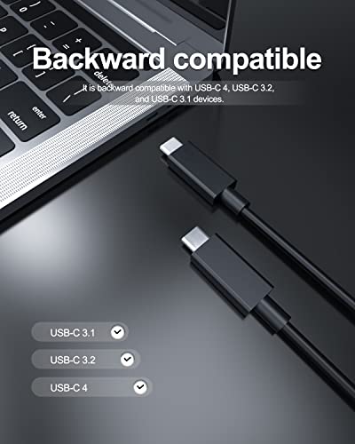 6.6Ft AC USB-C Cable Charger Fit for Mist1eag S7562 M2324 Pro 1 Laptop with 100W Charging Power Supply Cord