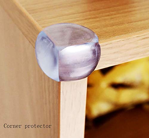 Generic 10PCS Baby Safety Corner Guards, Kids Protection from Sharp Edge, Soft Silicon Corner Protectors, Furniture, Glass Table, Desk Edge Corner Cover (10pack)