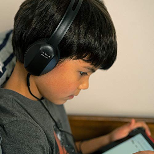 Cyber Acoustics Lightweight 3.5mm Headphones - Great for use with Cell Phones, Tablets, Laptops, PCs, Macs (ACM-4004)