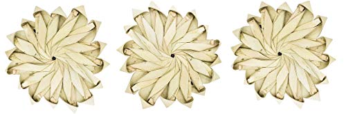 Bonka Bird Toys 1271 3 Natural Palm Leaf Flowers Bird Toy Parrot Foraging Foot Craft Part Talon Cage