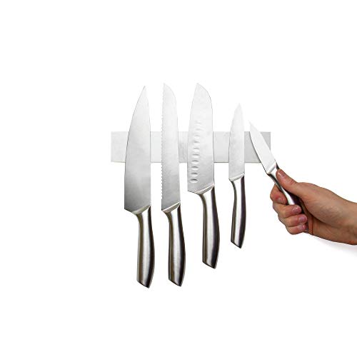 Magnetic Knife Rack - White Marble (Pack of 1)