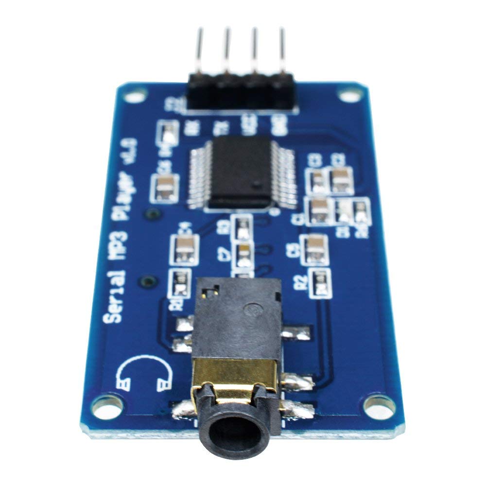 Aideepen YX5300 UART Control Serial MP3 Music Player Module Support MP3 / WAV Micro SD/SDHC Card/AVR/ARM/PIC