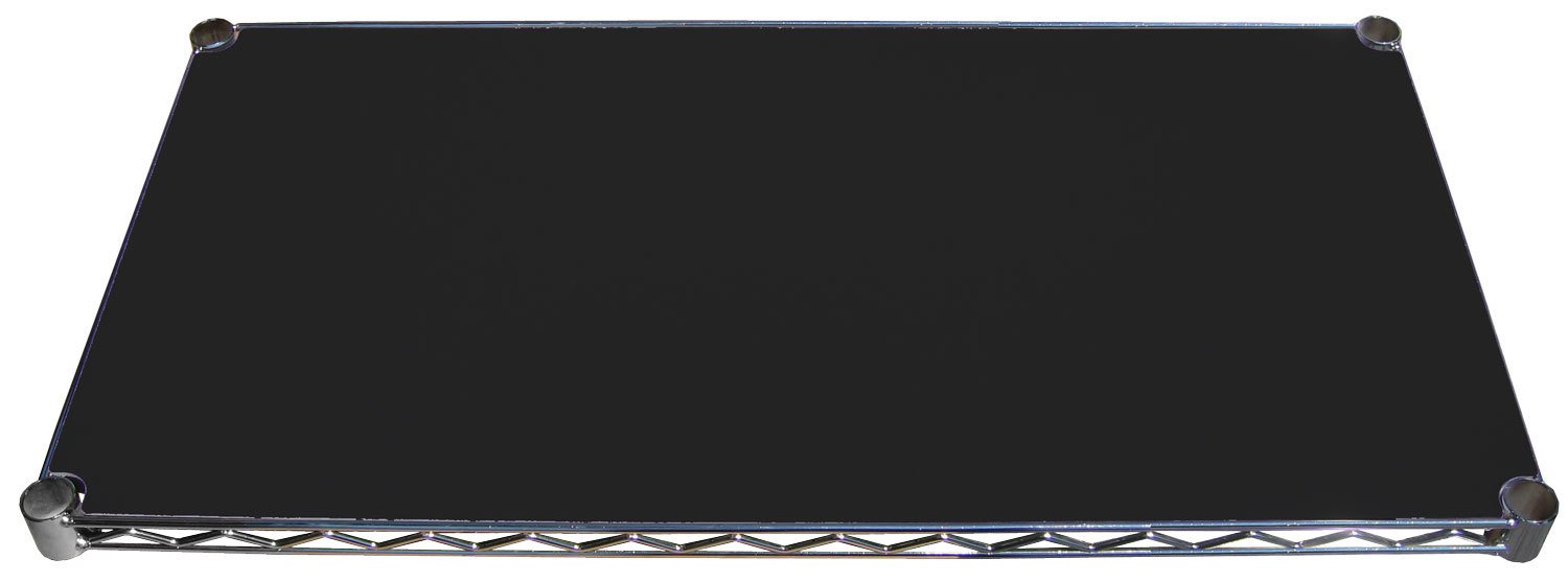 4 Pack of 21 Deep x 72" Wide Black Shelf Liner