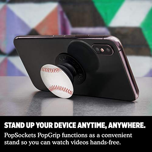 PopSockets Phone Grip with Expanding Kickstand, PopSockets for Phone - Baseball