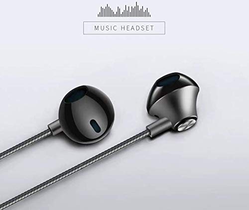 Earbuds Wired in Ear Headphones Earphones with Mic Volume Control for 3.5mm Samsung Galaxy, Google Pixel 5a 4a 3a XL, TCL 30 SE 20 SE 10 SE, Motorola Moto Nokia Blu Alcatel LG Tablet Laptop (Silver)