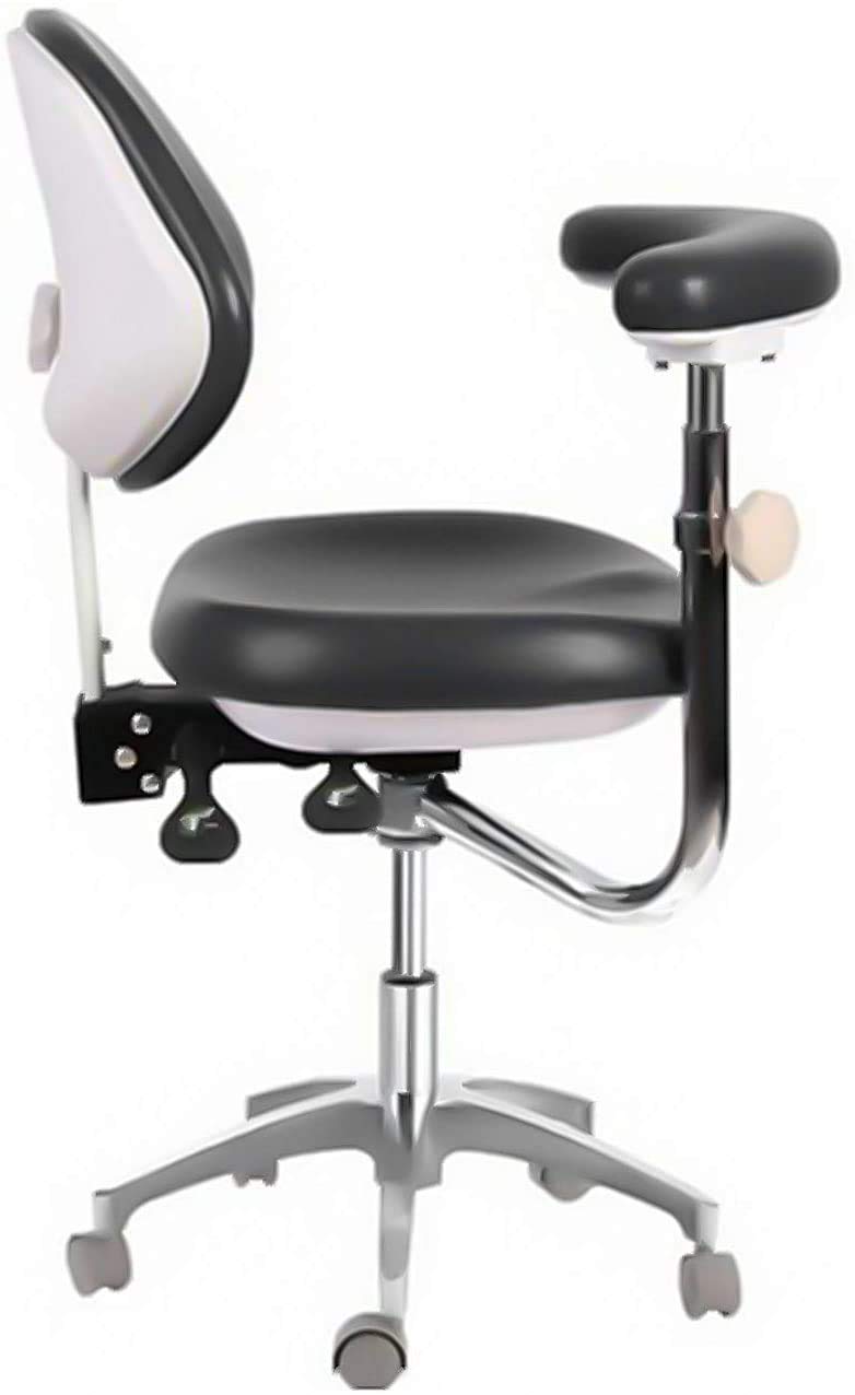 Assistant's Stool - Premium Dental Assistant's Stool, Black