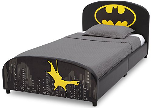 Delta Children Upholstered Twin Bed, DC Comics Batman
