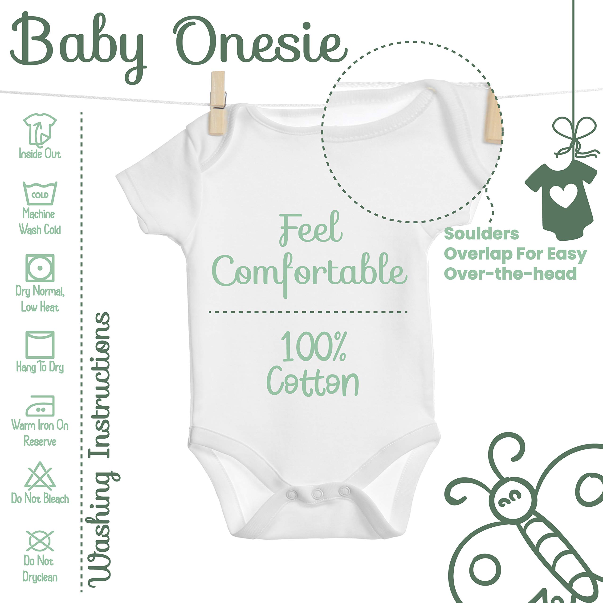 Zexpa Apparel Personalized Bodysuit for Home Coming Customized Newborn Outfit With Beanie - NB