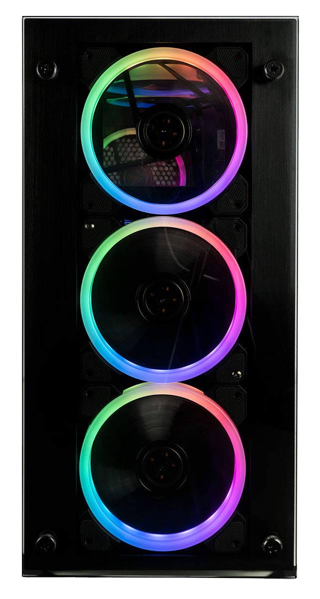 Empowered PC Stratos Micro Gaming Desktop - NVIDIA GeForce RTX 3060, AMD Ryzen 7 5700X, 32GB DDR4 RAM, 512GB NVMe SSD + 2TB HDD, WiFi, Windows 11 Home - Gamer Computer