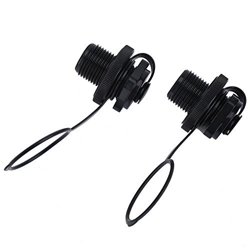 2Pcs Spitfire Tube Valve Replacement, Kayak Intex Inflatable Boat Replacement 0ne-Way Inflation Boat Spiral Air Plugs for Inflatable Raft Boat Kayak Intex Kayak Replacement Parts